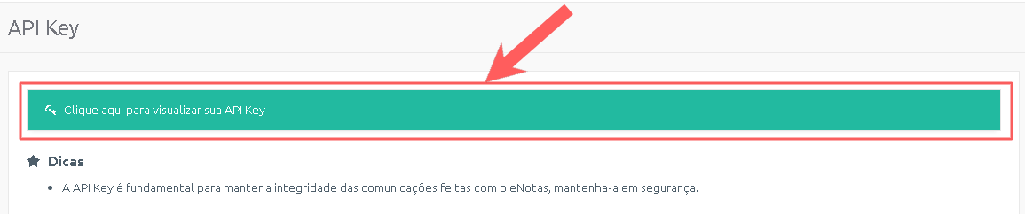 Ativar integração com eNotas